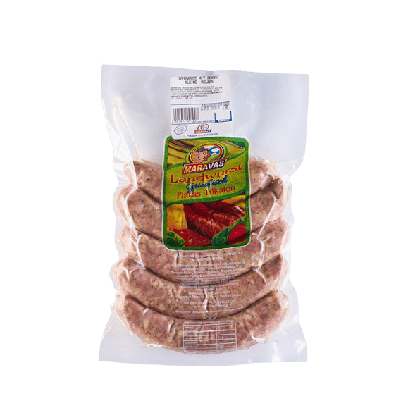 Trikalon Landwurst klein 450g – Traditionelle Wurst von Maravas – Araxxon